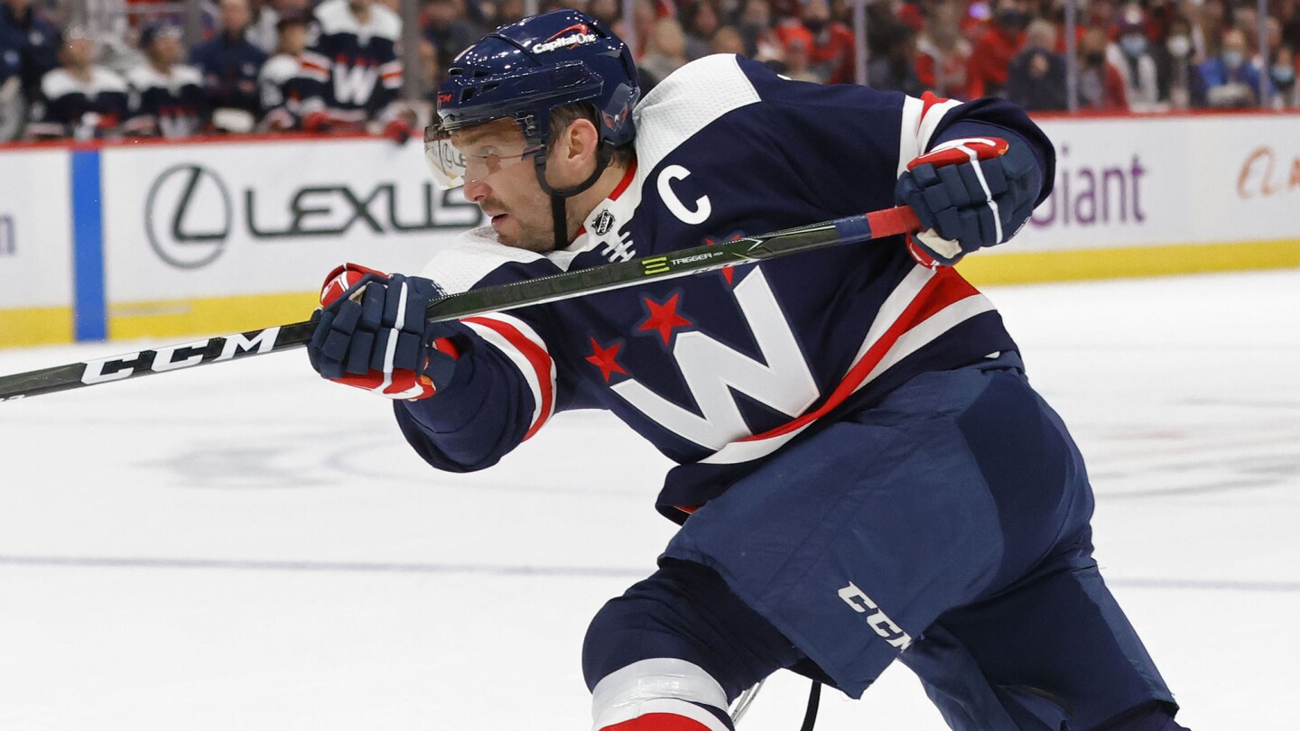 Alex Ovechkin scores two goals to boost his career goal total to 744 ...